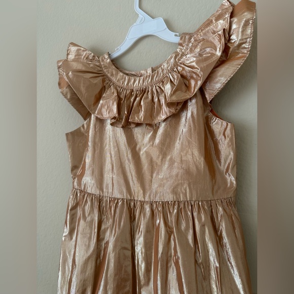 Janie and Jack | Dresses | Nwt Janie Jack X Rachel Zoe Metallic Rose ...
